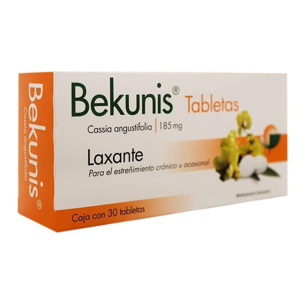 Laxante Bekunis 185 mg 30 tabletas | Walmart en línea