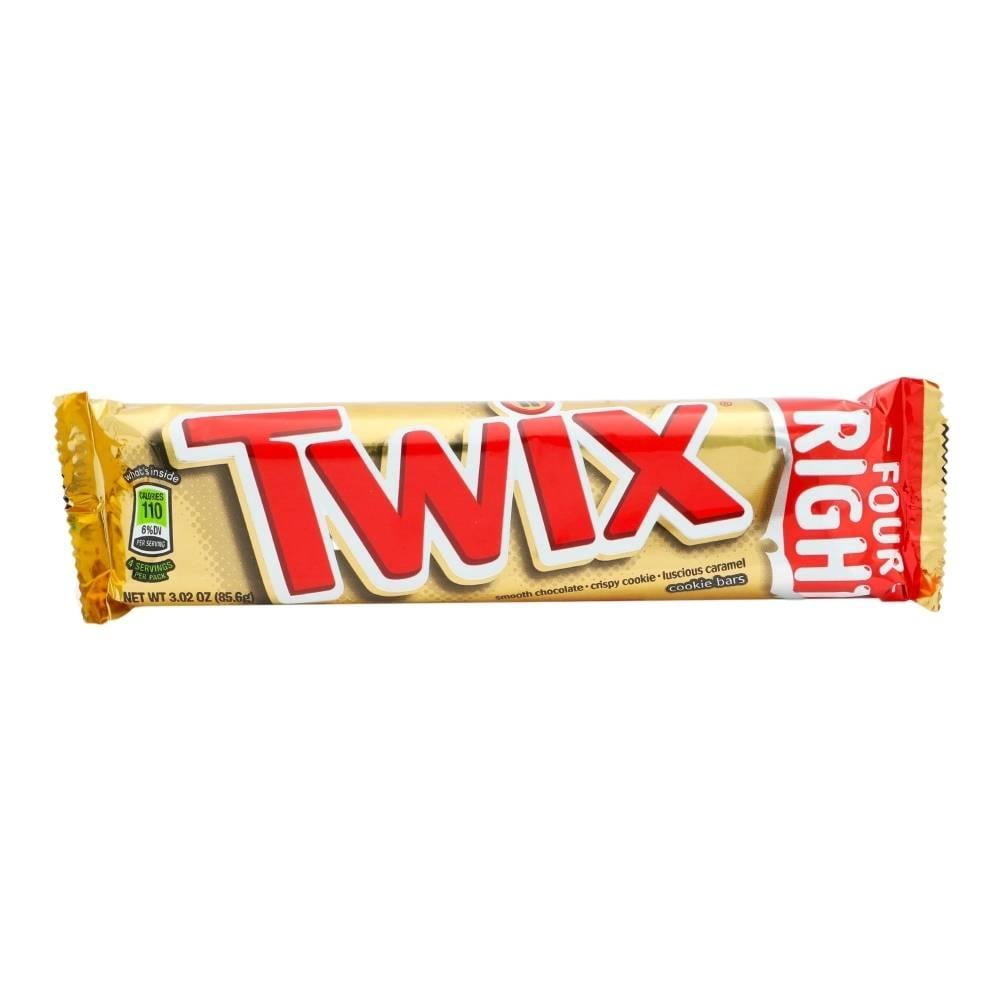 Galletas caramelo Twix cubiertos de chocolate con leche 85.62 g ...