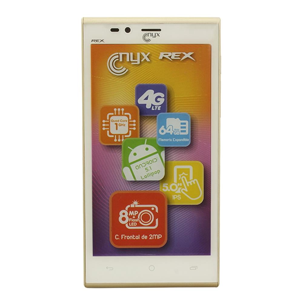 Smartphone NYX Mobile Rex 8 GB Dorado 4G LTE Telcel R.9 | Walmart en línea