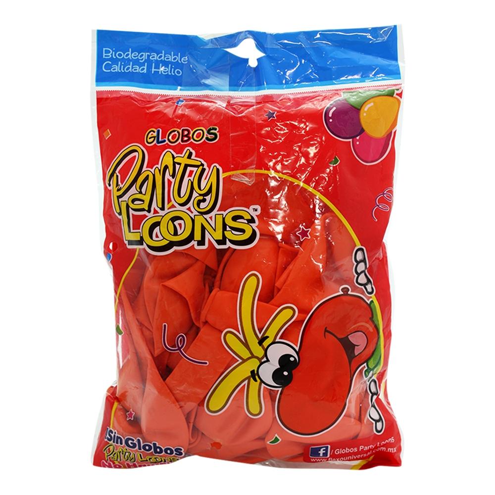 Globos Party Loons anaranjado número 9, 50 pzas | Walmart en línea