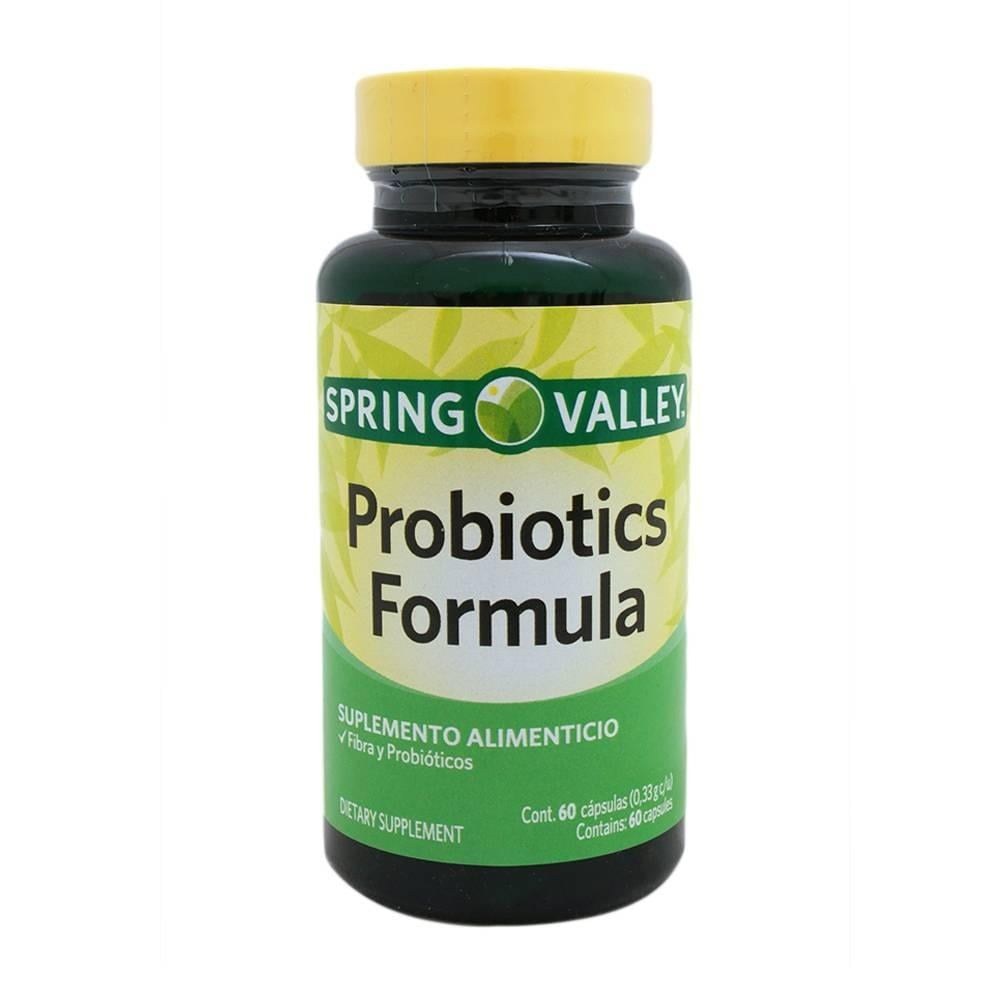 Suplemento alimenticio Spring Valley probiotics formula 60 cápsulas ...